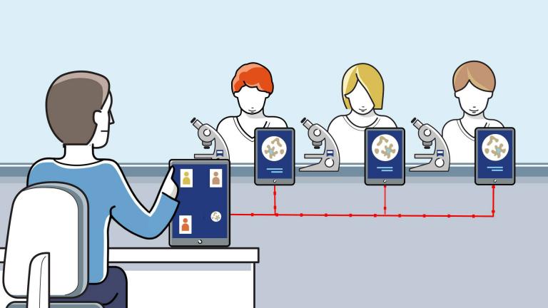 使用蔡司Labscope成像应用程序，让课程更有吸引力